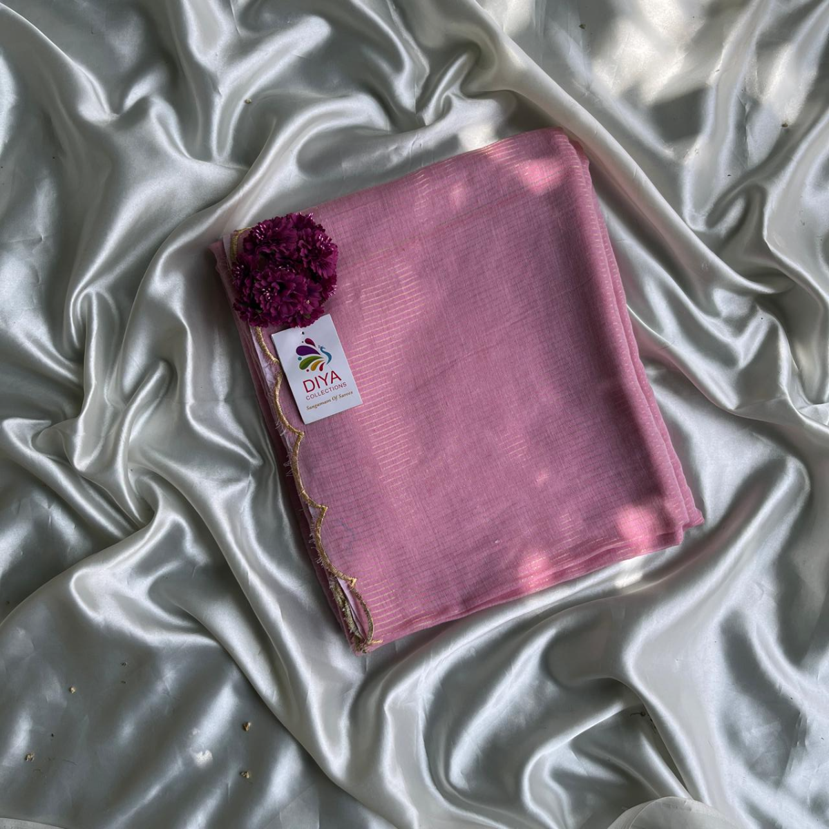 STRIPES EMB BORDER | DIYAM0011 - Diya Collections